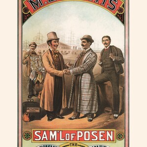 ANTIQUE POSTER, Classic American Show Poster, Antique Wall Art, Vintage ...