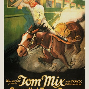 CLASSIC MOVIE POSTER Tom Mix Movie Poster Classic Western | Etsy