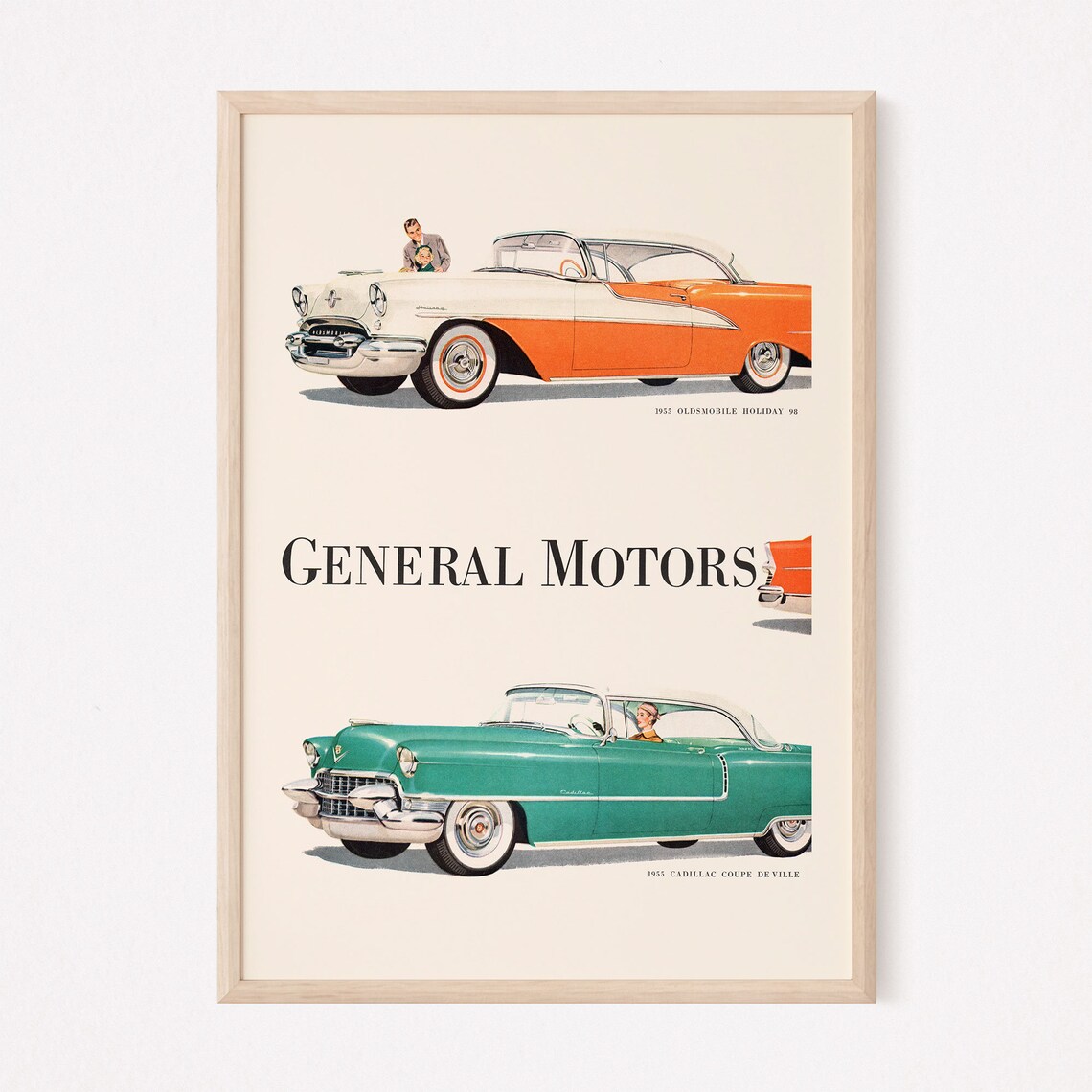 VINTAGE CAR AD Rockabilly Car Print Vintage Car Poster - Etsy