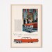 LUXURY RED CAR Ad Classic Car Ad Retro Car Poster Old Car - Etsy