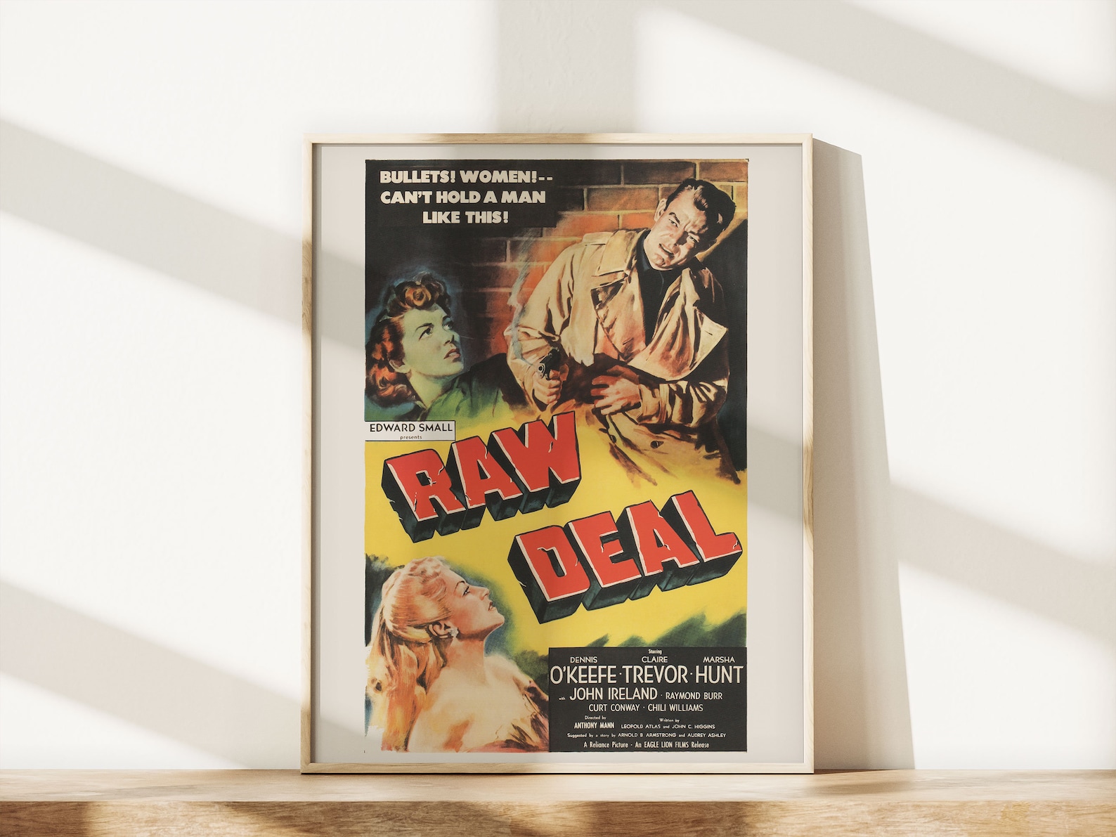 CLASSIC MOVIE POSTER Raw Deal Movie Poster 1940's - Etsy