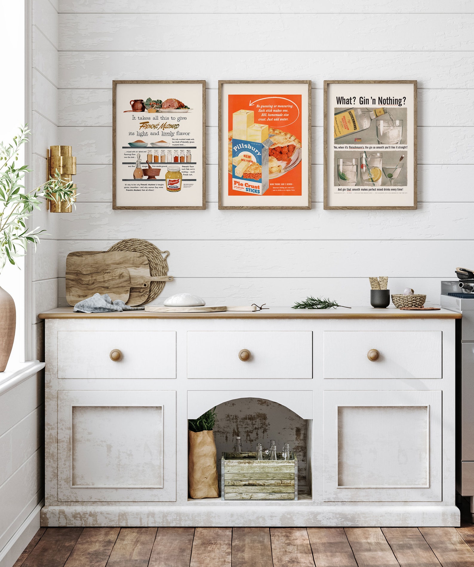 VINTAGE RED KITCHEN Poster Retro Mid-century Ad Vintage - Etsy