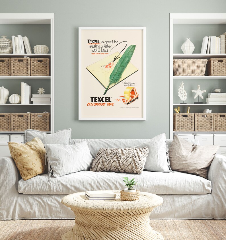 VINTAGE OFFICE SUPPLIES Ad Retro Office Art Ad Retro - Etsy
