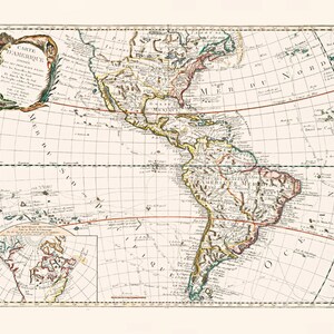 ANTIQUE AMERICA MAP Historical Map of America Antique Map | Etsy