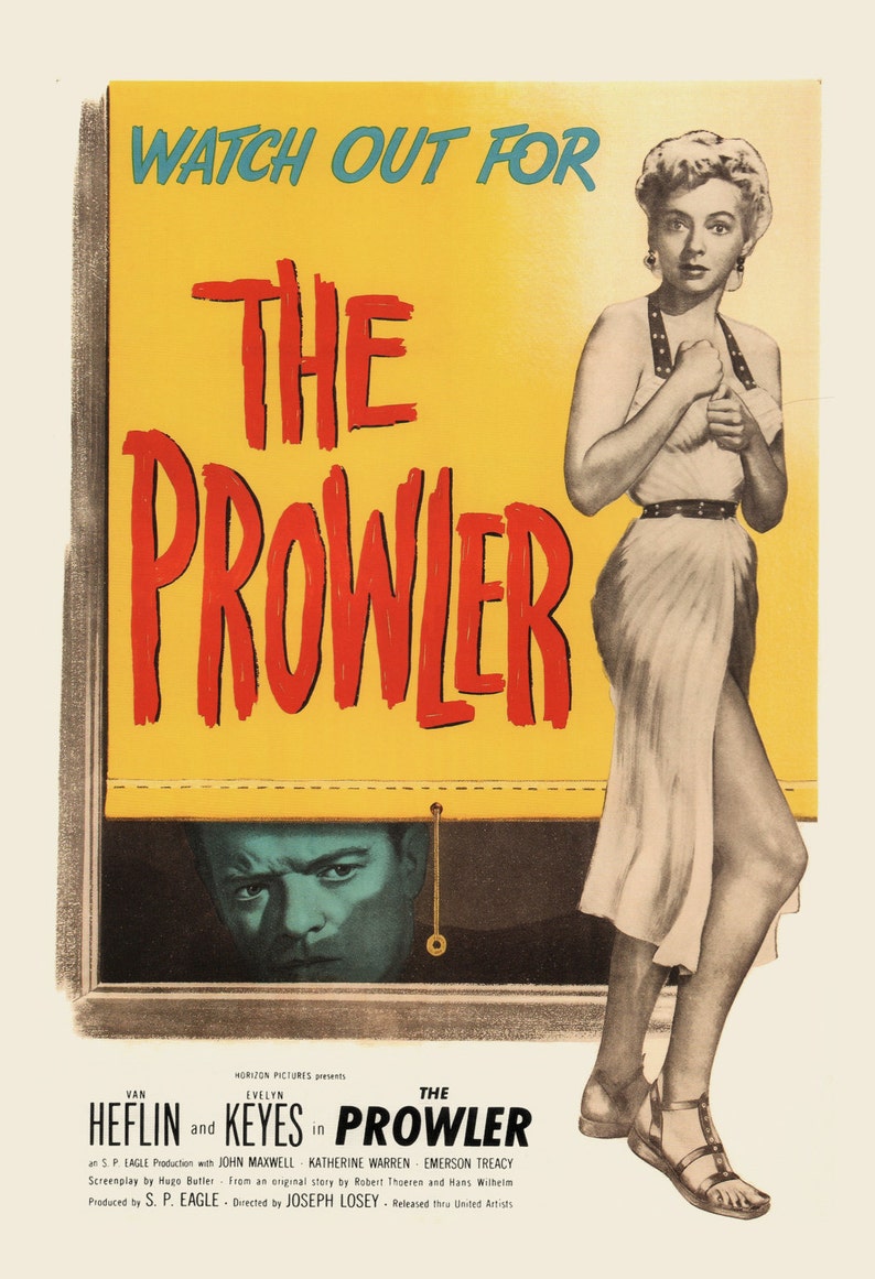 CLASSIC MOVIE POSTER the Prowler Movie Poster High Quality | Etsy