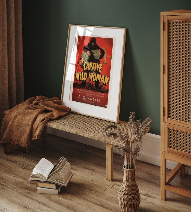 RETRO KITSCH POSTER Retro B-movie Poster High Quality - Etsy