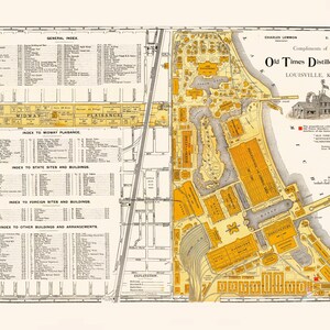 VINTAGE CHICAGO MAP 1893 World's Columbian Exposition | Etsy