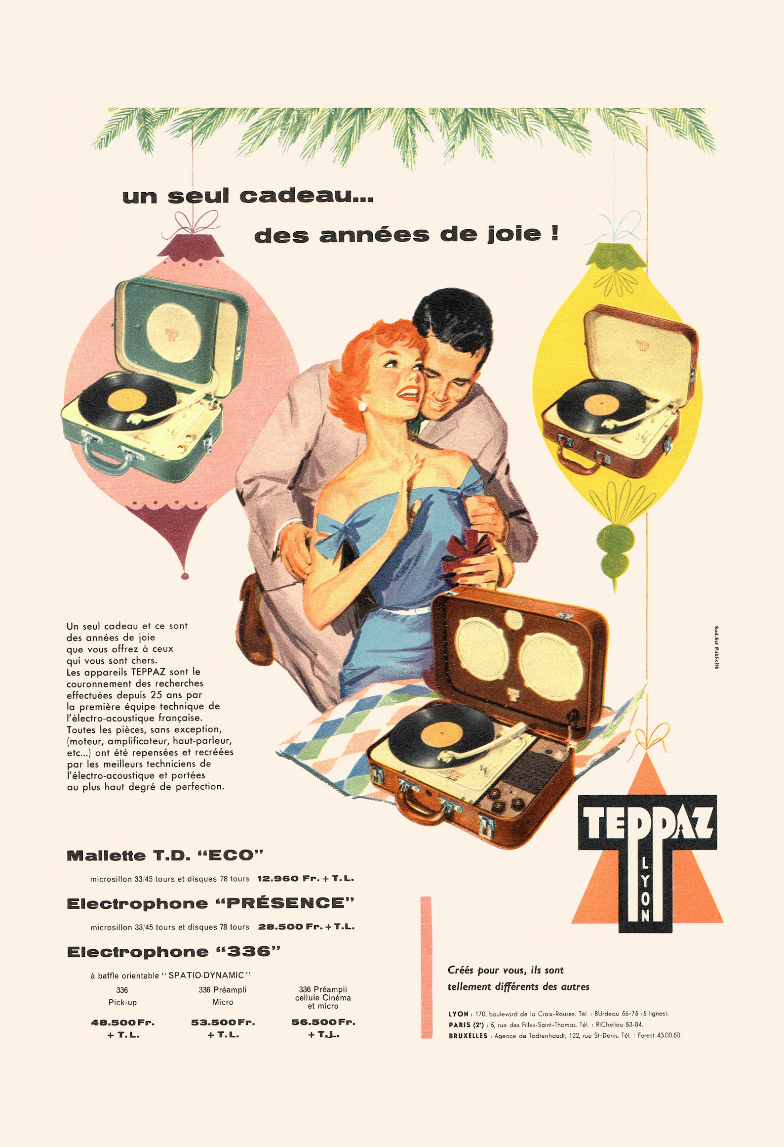 RETRO TURNTABLE AD Retro Lp Record Ad Mid-century Poster - Etsy