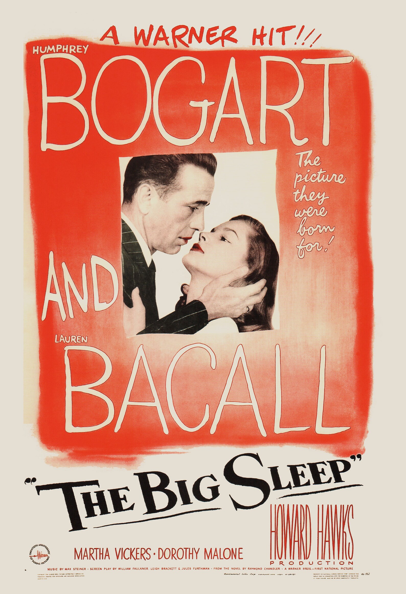 THE BIG SLEEP Movie Poster Classic Movie Poster Bogart - Etsy