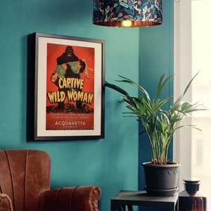 RETRO KITSCH POSTER, Retro B-movie Poster, High Quality Reproduction ...