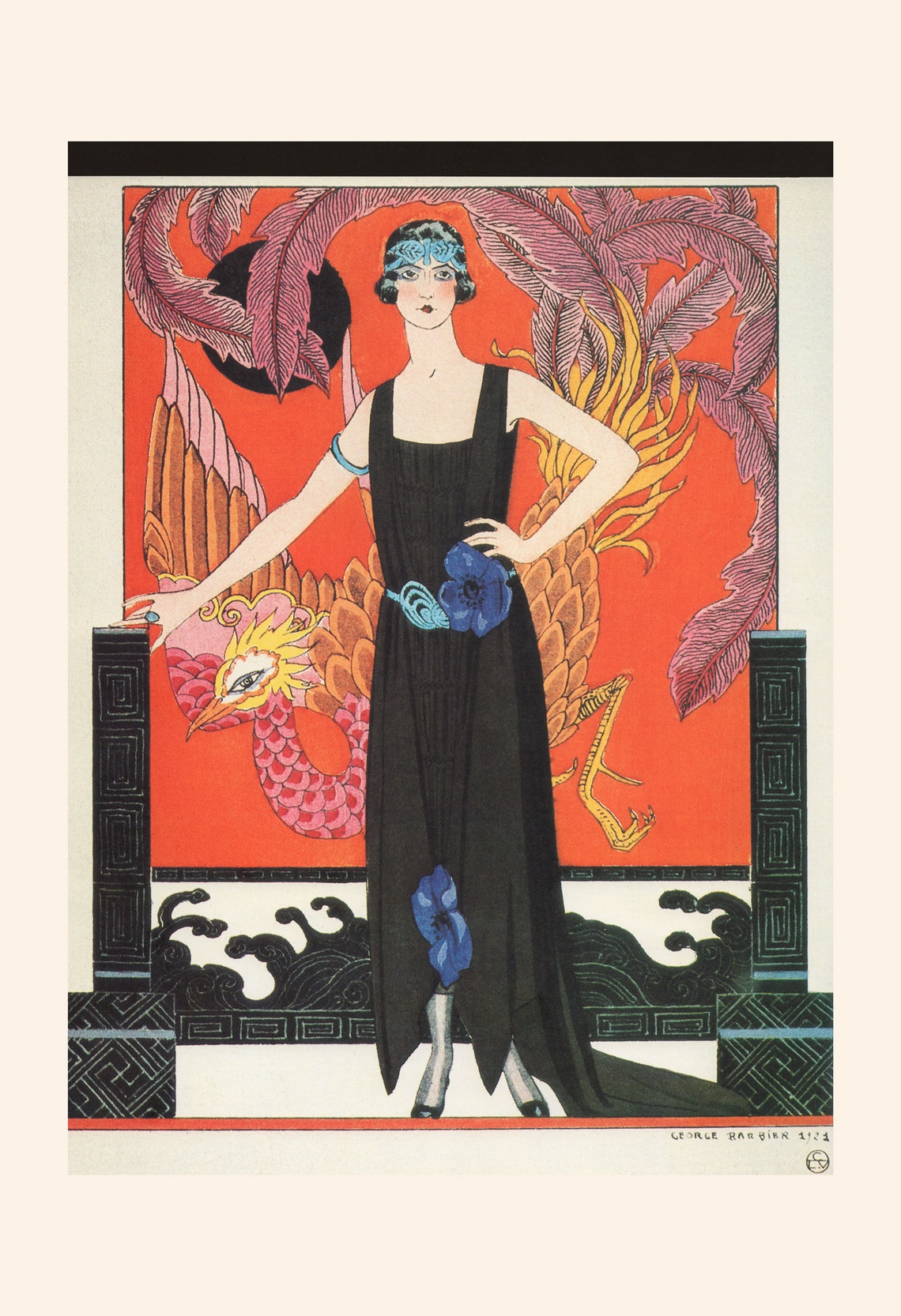 FASHION ILLUSTRATION Art Deco Prints George Barbier Worth - Etsy