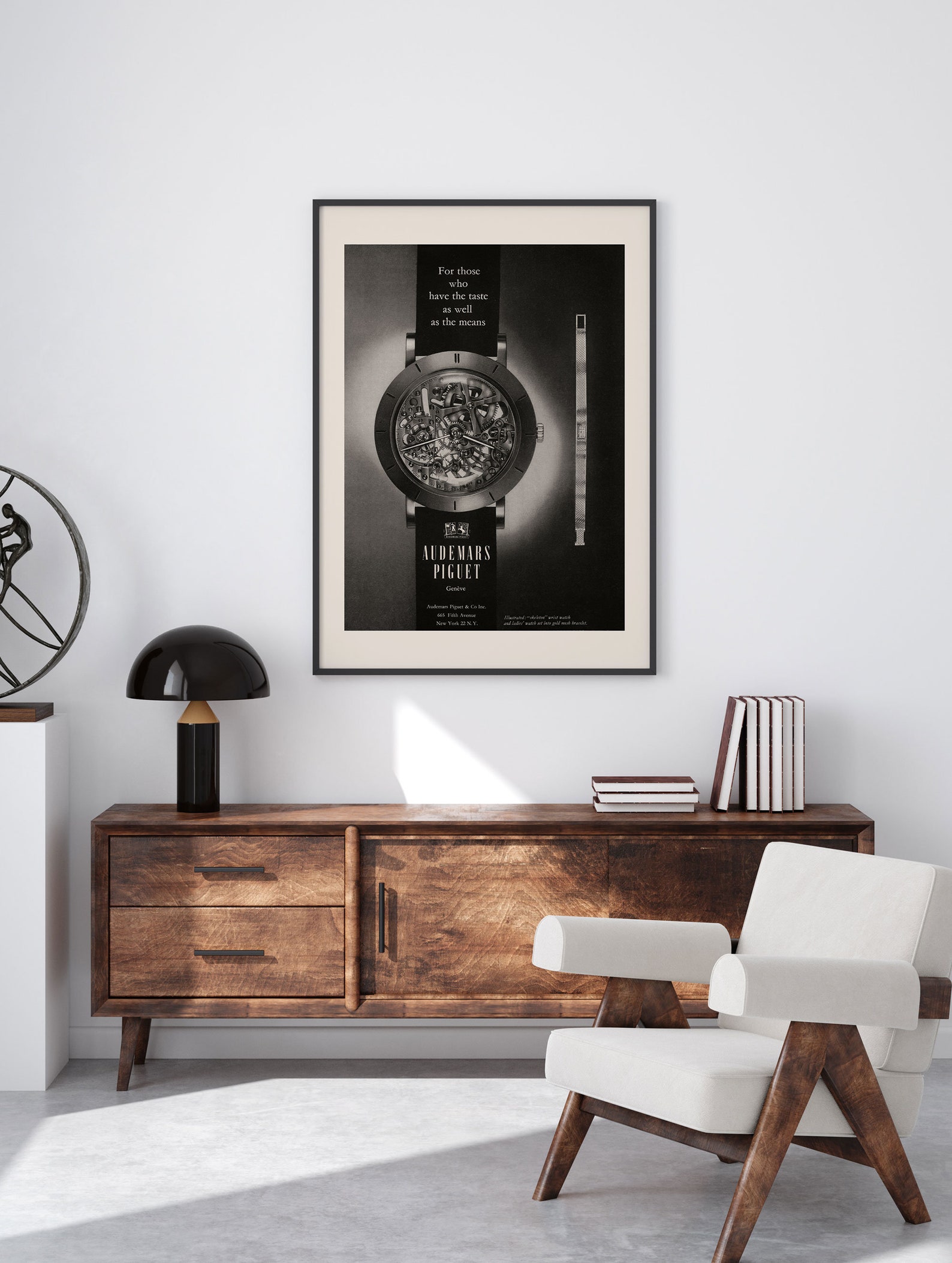 VINTAGE LUXURY WATCH Ad Retro Mid-century Ad Watch - Etsy