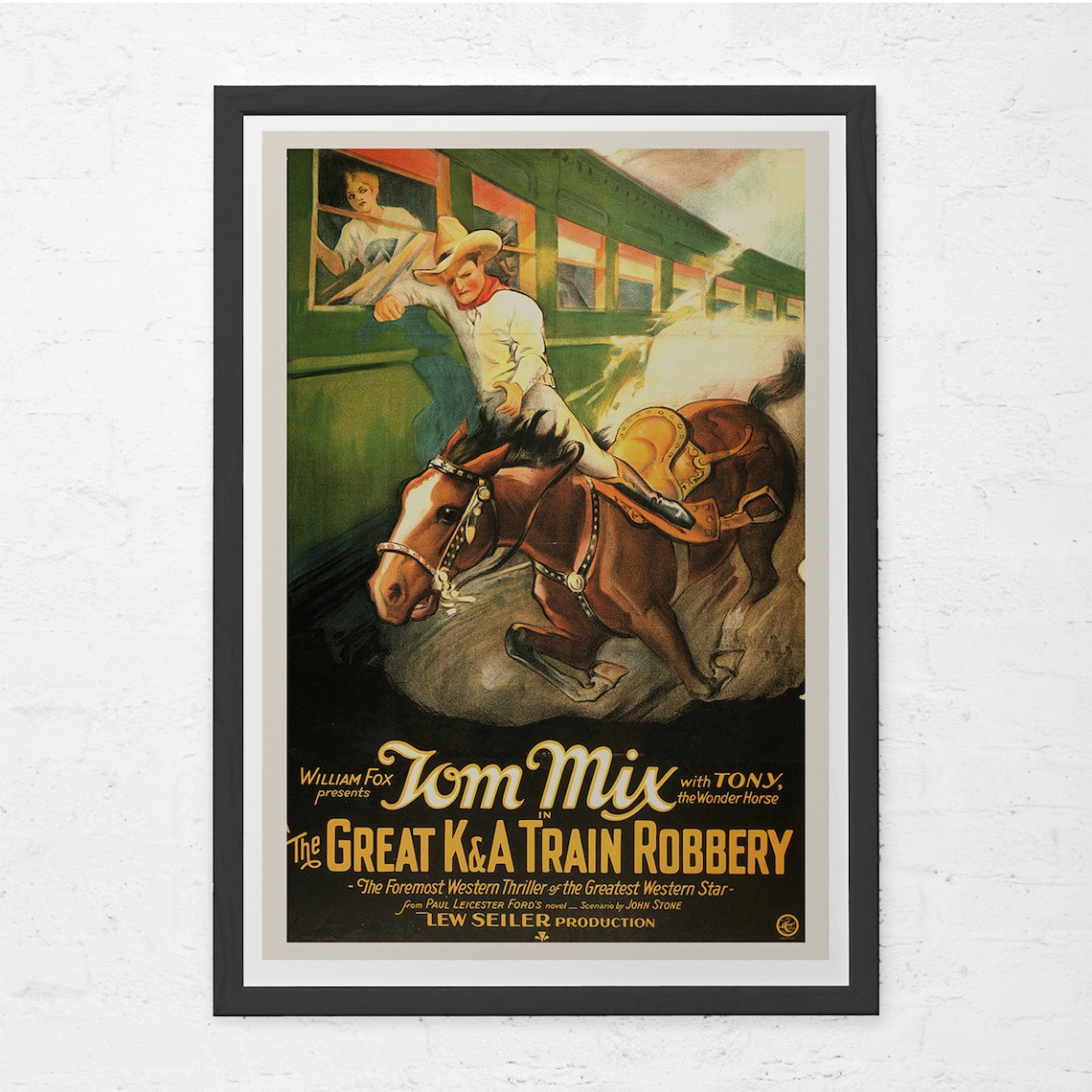 CLASSIC MOVIE POSTER Tom Mix Movie Poster Classic Western | Etsy