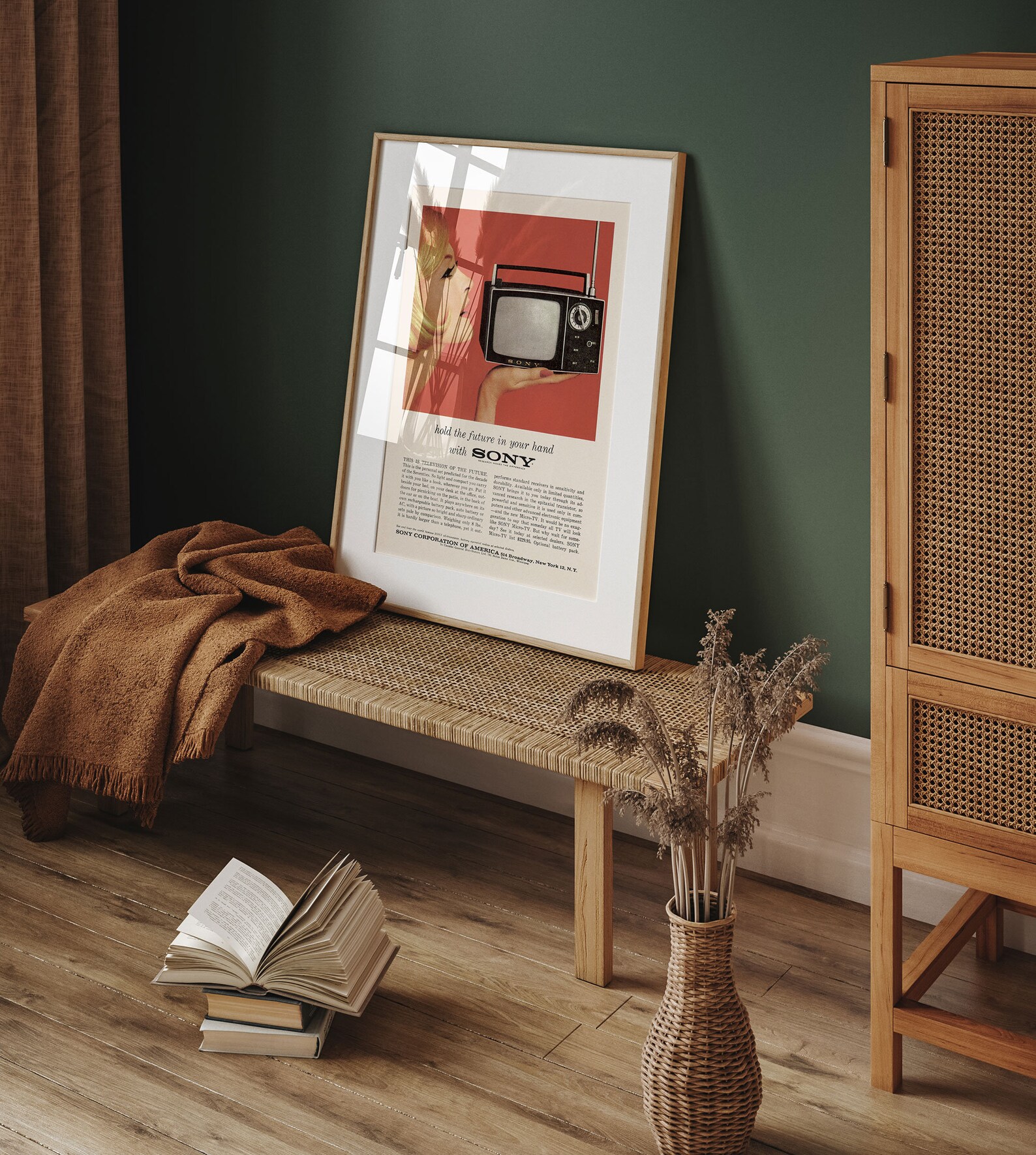 Retro Portable TV Ad Vintage TV Ad Mad Men Poster Retro - Etsy