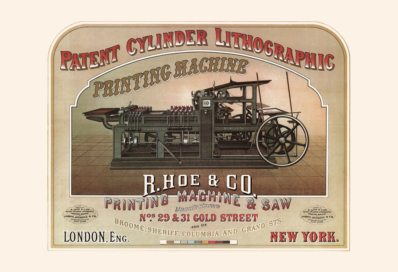 ANTIQUE POSTER Classic Printing Machine Poster High - Etsy