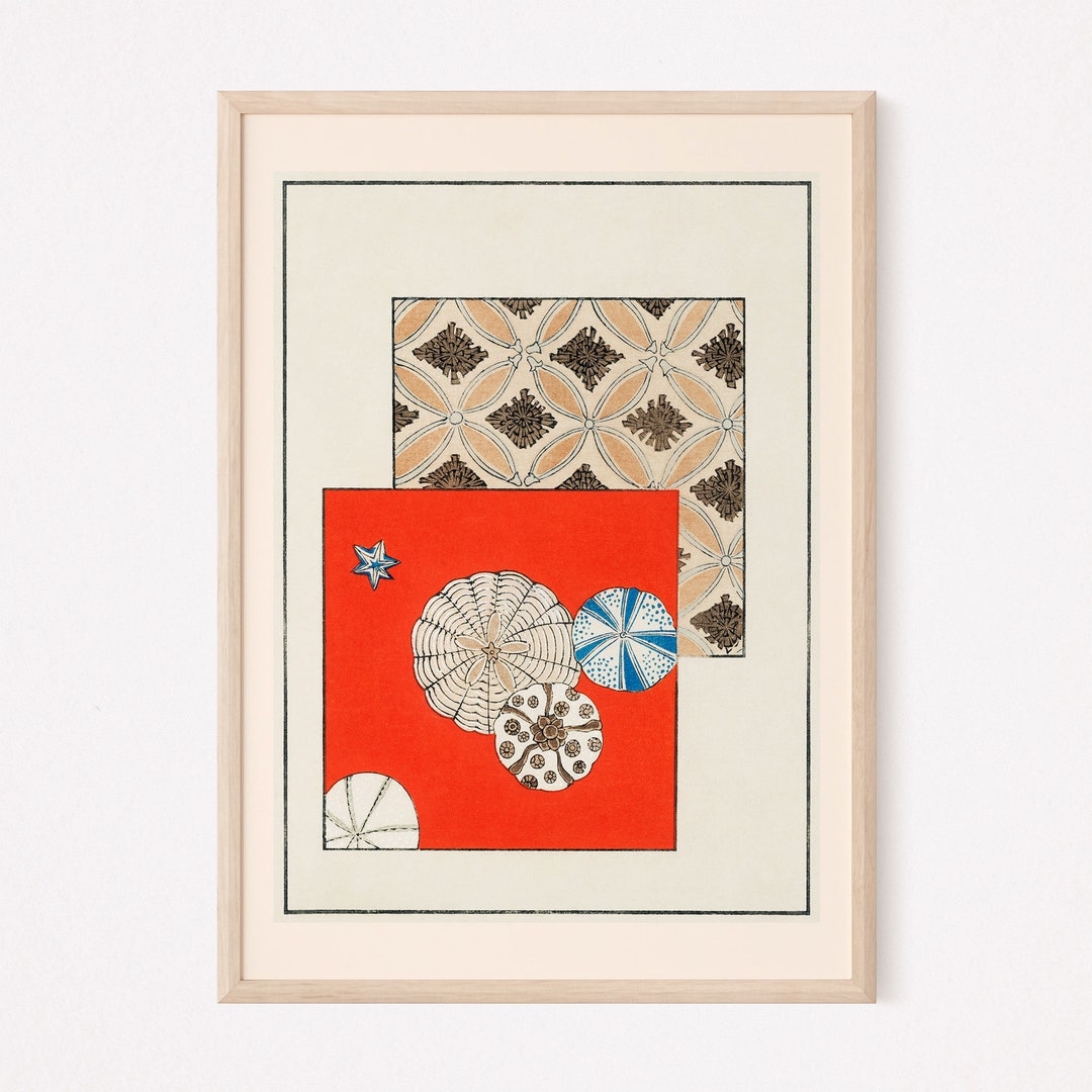 ZEN PATTERN ARTWORK, Japandi Print for Office or Living Room ...