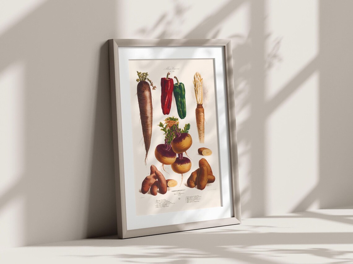 KITCHEN WALL ART, French Decor Print, Antique Kitchen Wall Art ...