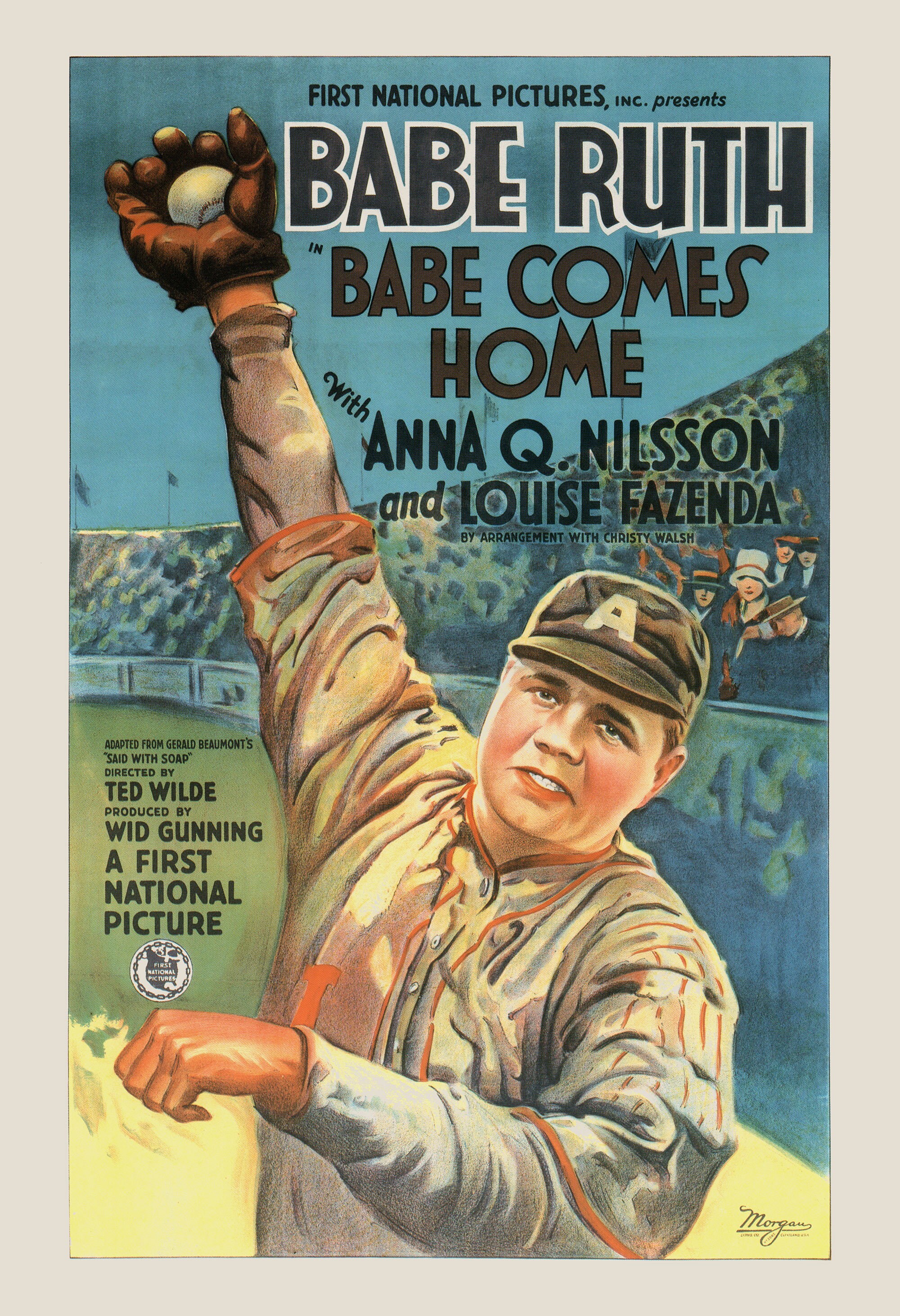 VINTAGE MOVIE POSTER Babe Ruth Poster Vintage Baseball - Etsy Canada