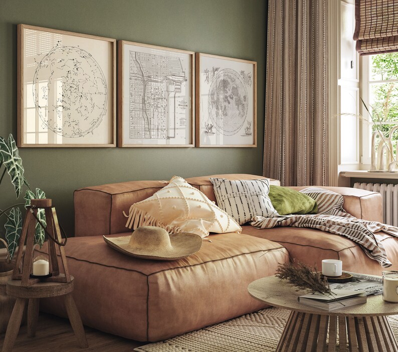 1905 CHICAGO MAP Retro Map of Chicago Map Print Minimalist - Etsy