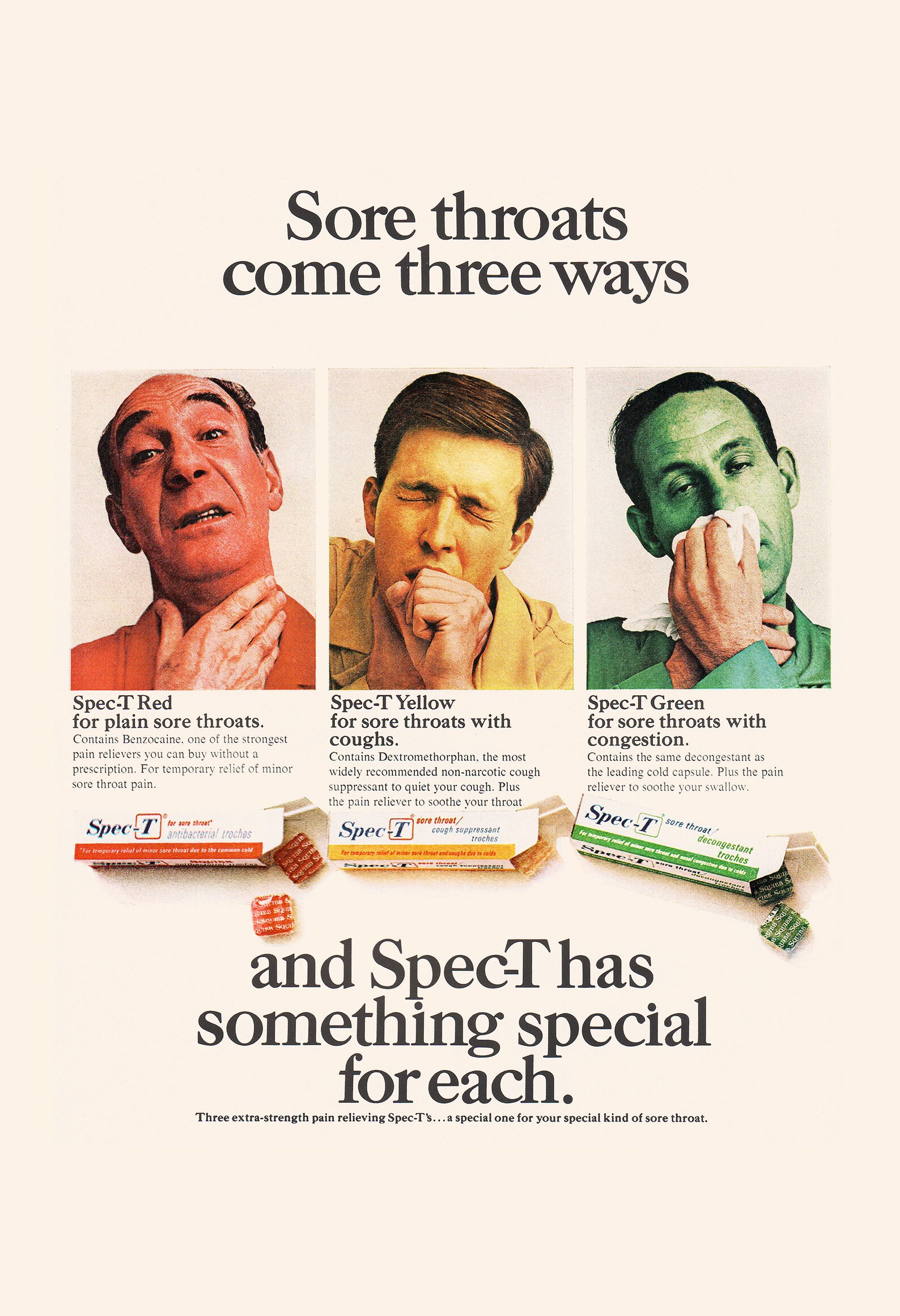 VINTAGE KITSCH AD Retro Kitsch Cough Medecine Poster - Etsy