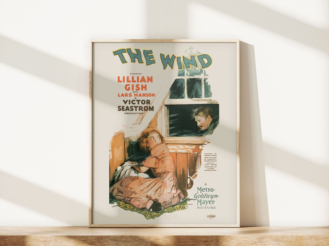 CLASSIC MOVIE POSTER the Wind Movie Poster Lillian Gish - Etsy Canada