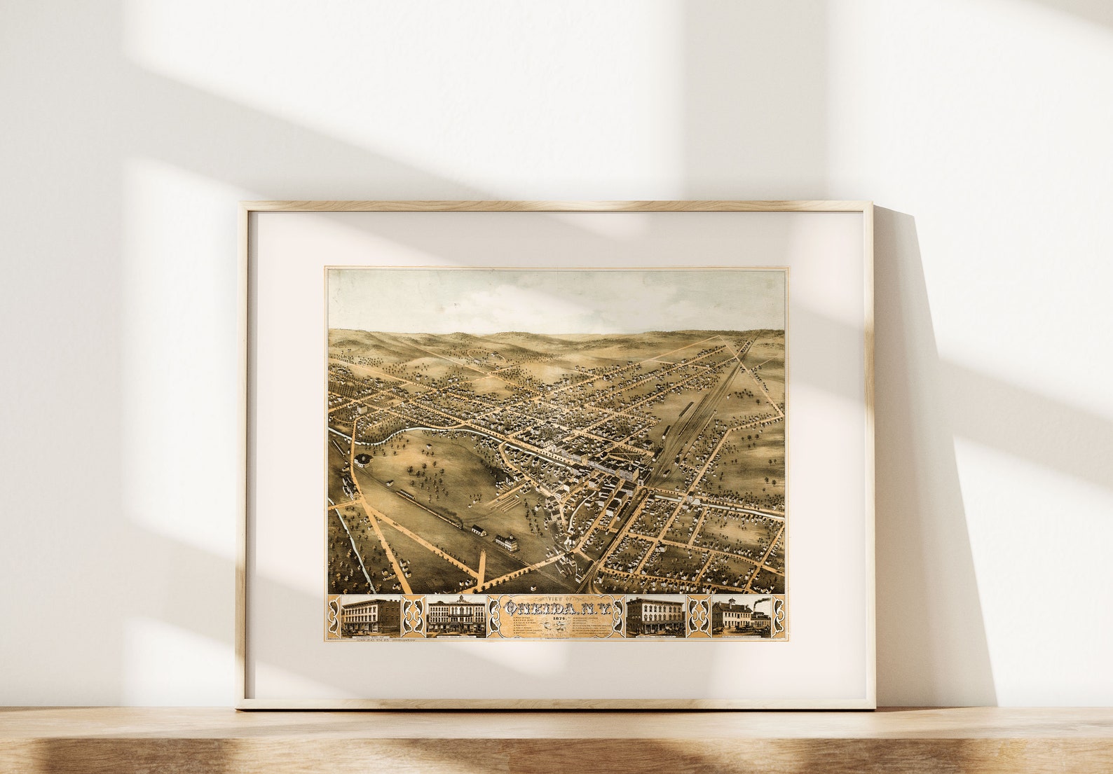 ONEIDA MAP PRINT Antique Oneida N.Y. Map Antique Map - Etsy