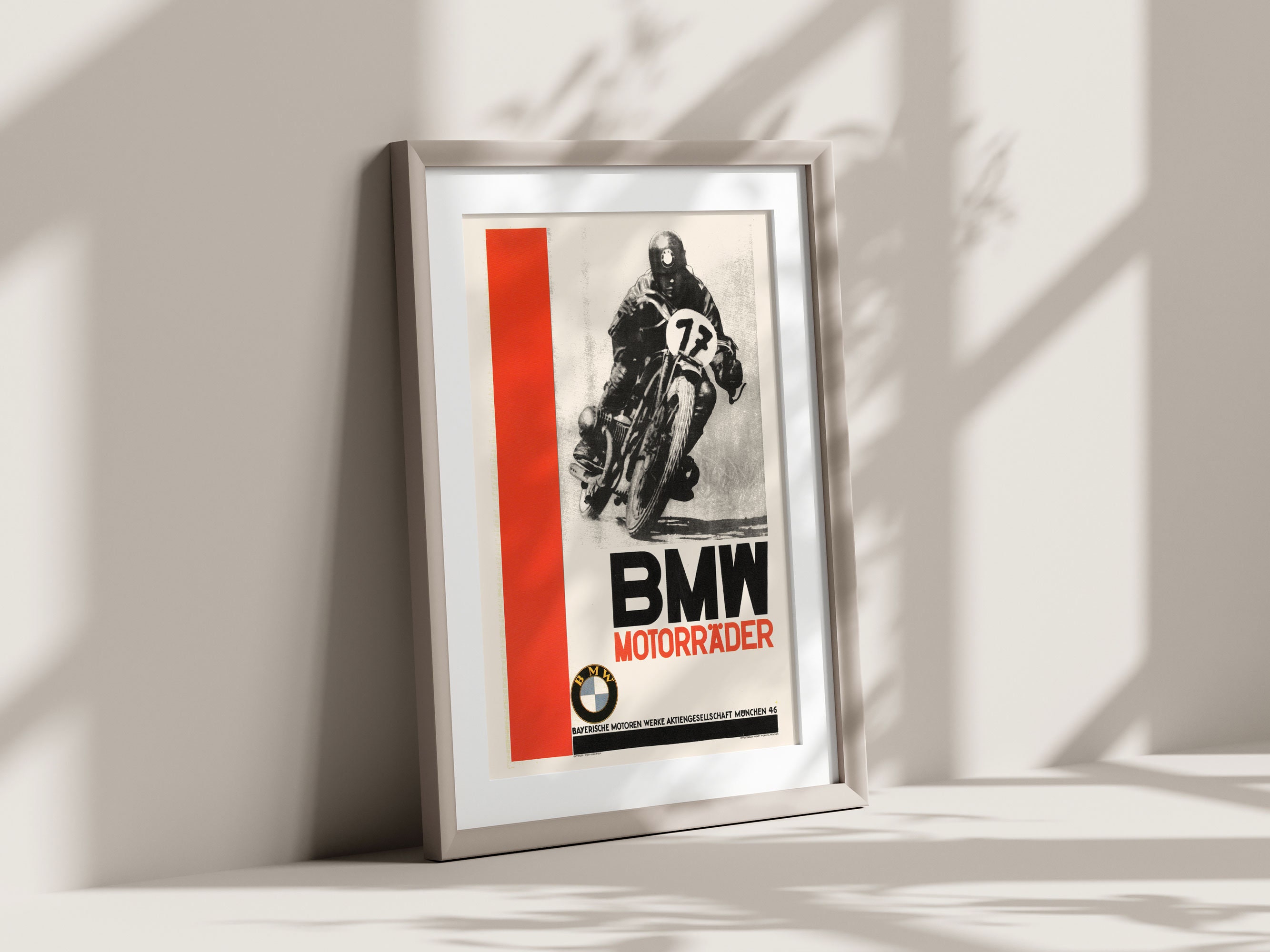 Vintage Motorcyle Poster, ART DECO Print, 1935, Reproduction, Art Deco ...