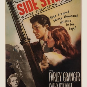 CLASSIC MOVIE POSTER Side Street Movie Poster Retro Movie - Etsy Sweden