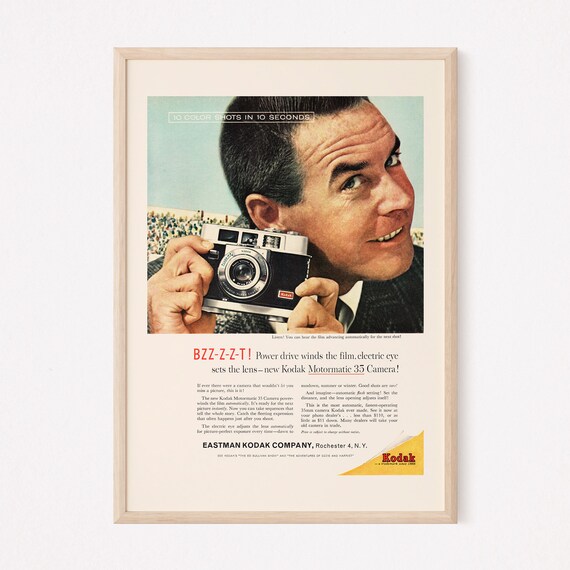 Vintage Movie Camera Ad