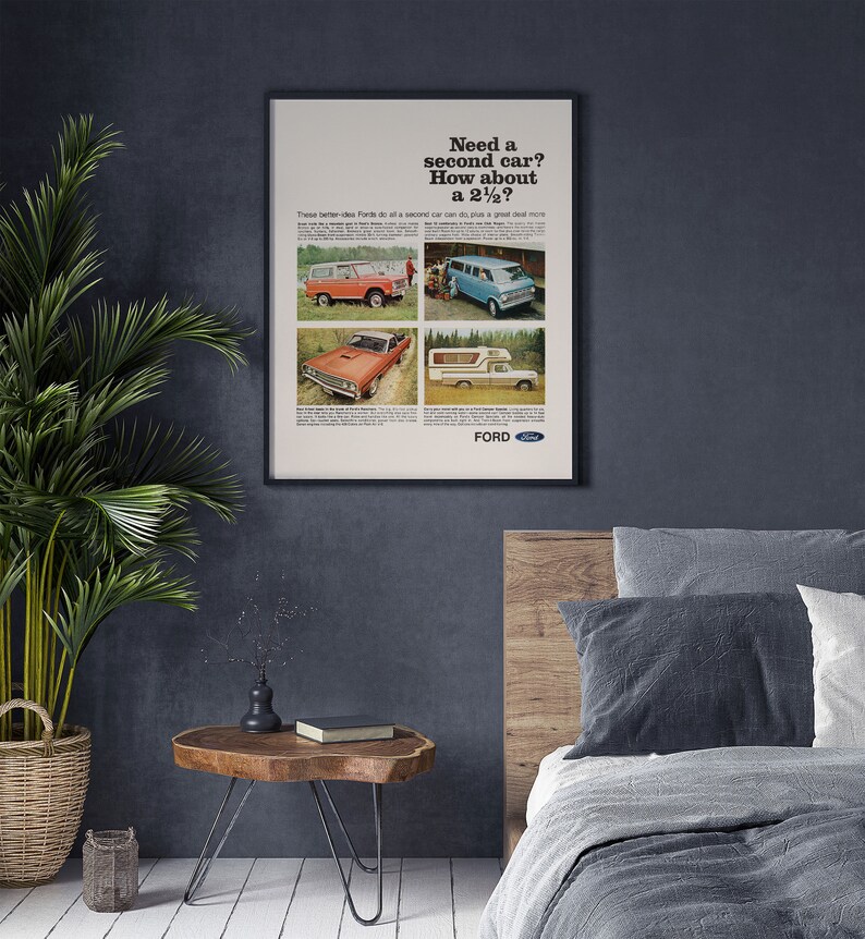 VINTAGE AMERICAN TRUCK Ad Classic Car Poster Garage Poster - Etsy