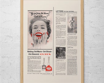 RETRO KITSCH AD Retro Mid-Century Ad Red Skelton Poster