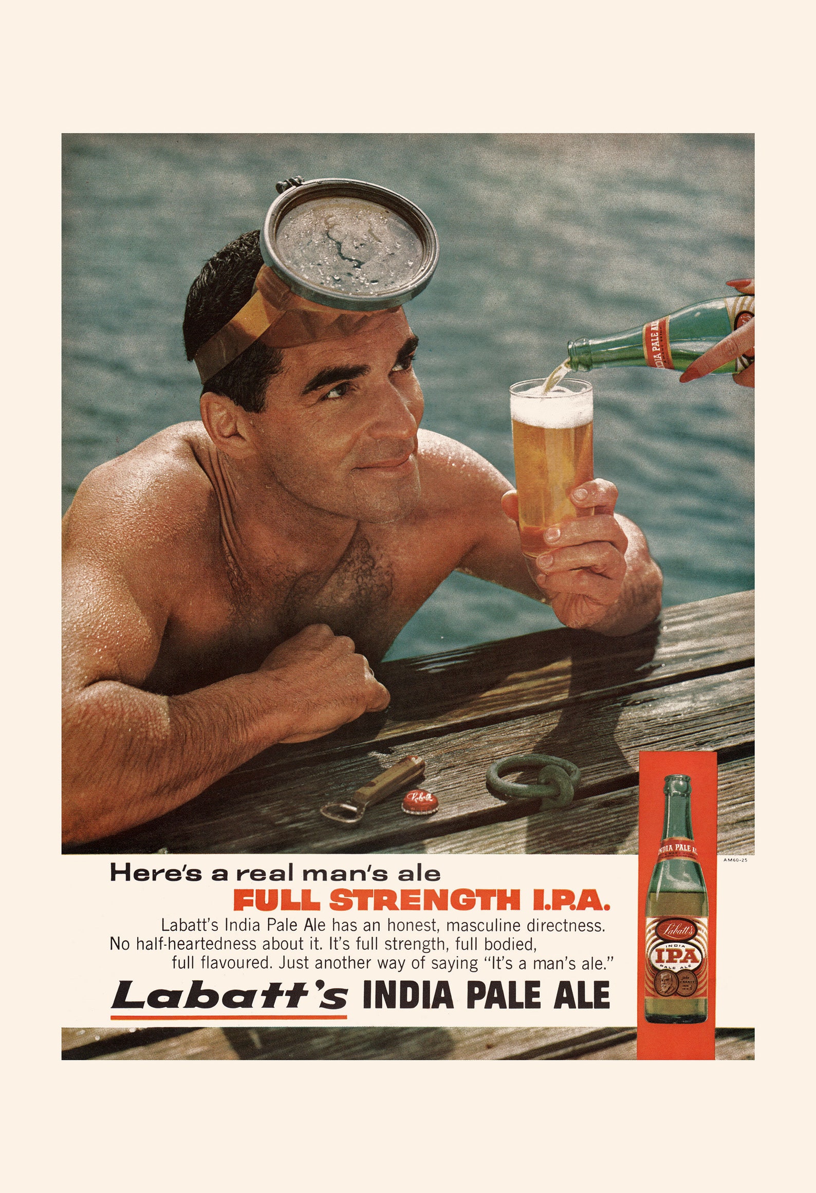 VINTAGE BEER AD I.P.A Beer Poster High Quality - Etsy