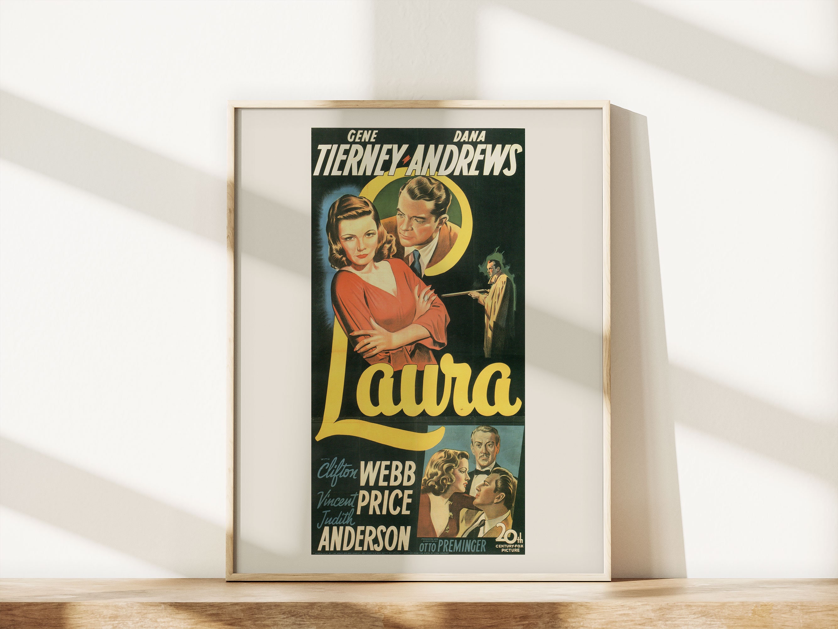 CLASSIC MOVIE POSTER Laura Movie Poster Otto Preminger - Etsy Canada