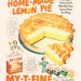 RETRO PIE AD, Vintage Cooking Ad, Mid-century Poster Classic Baking Ad ...