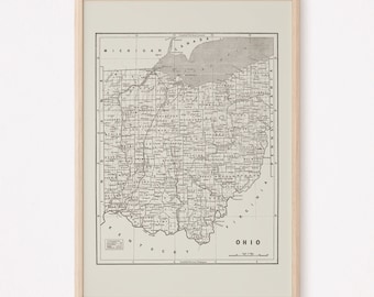 1871 Map of Newton Township Miami County Ohio - Etsy