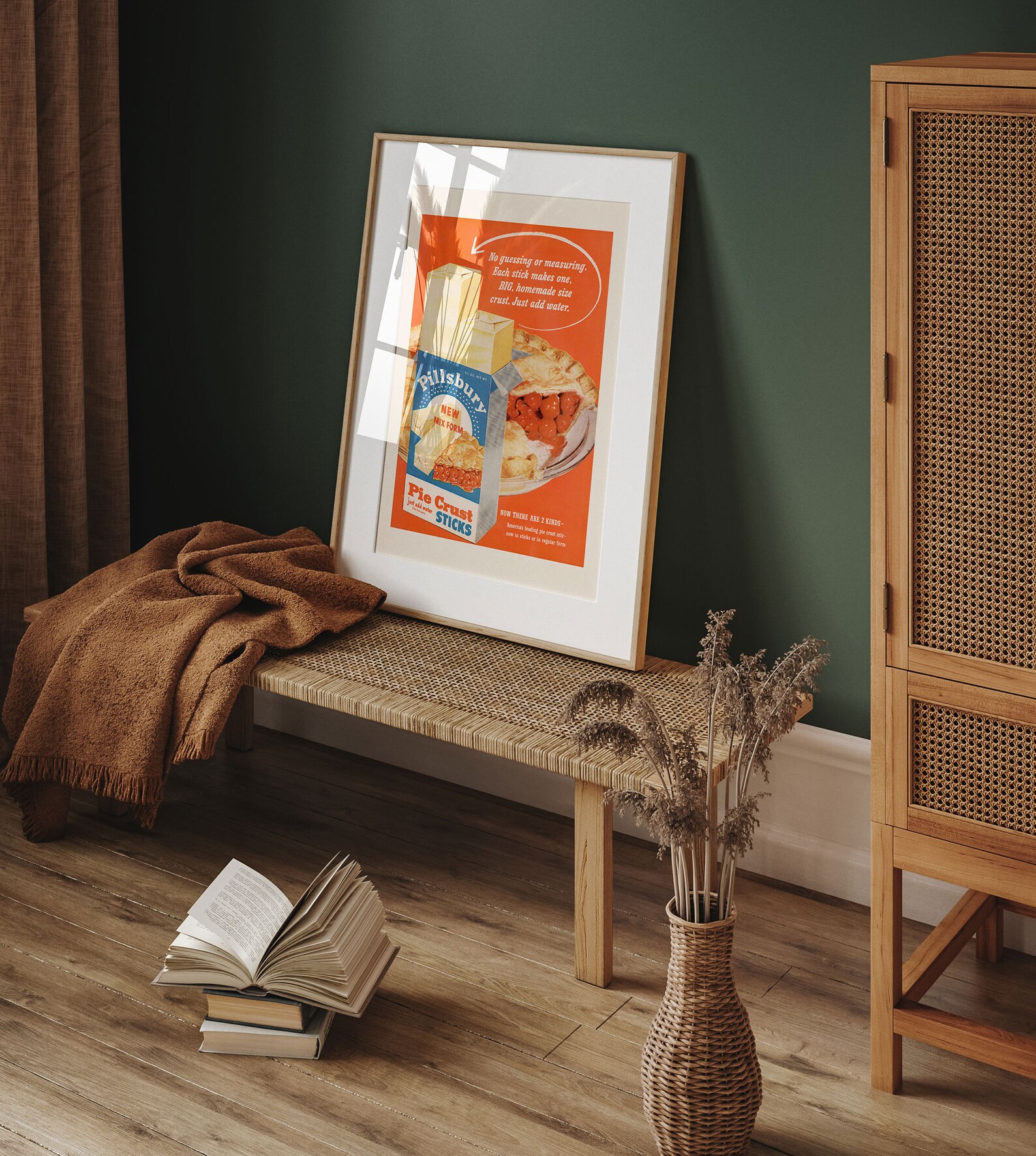 VINTAGE RED KITCHEN Poster Retro Mid-century Ad Vintage - Etsy