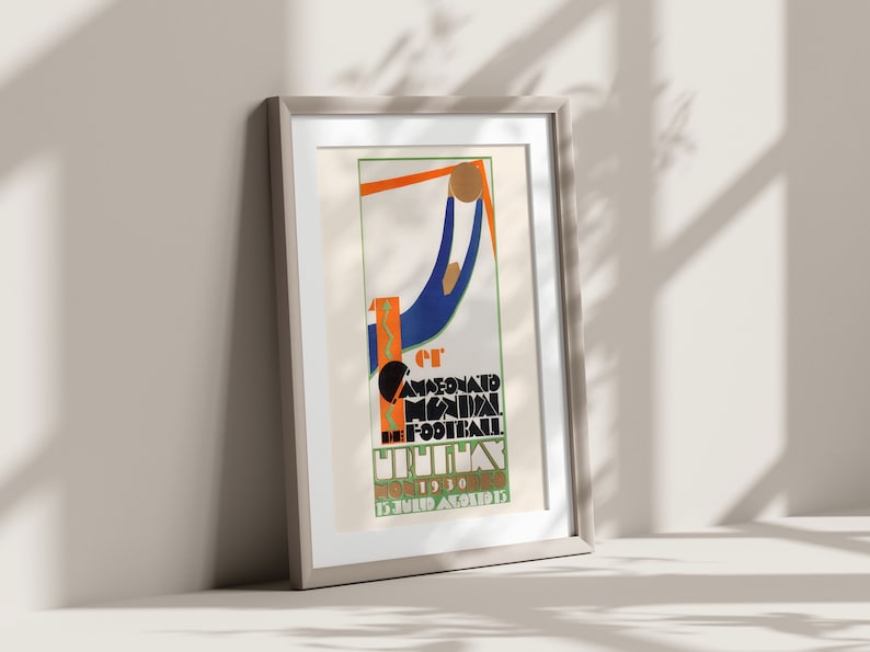 FIRST WORLD CUP Poster 1930 Soccer Poster Football Print - Etsy