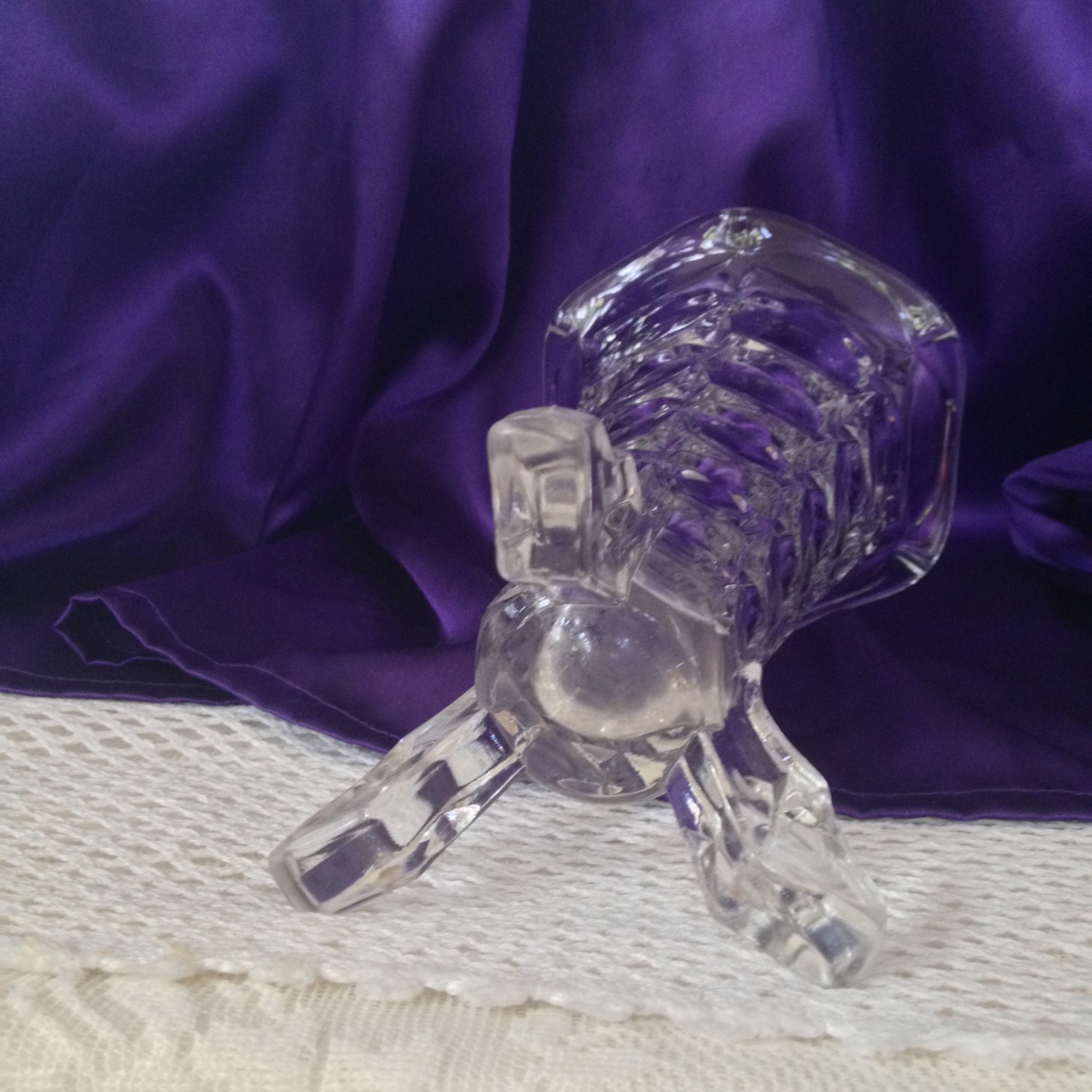 Art Deco Rocket Vase, Indiana Constellation 300, Tripod Footed , Early ...