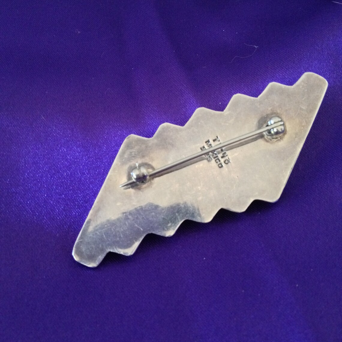Mexico Modernist 925 Bar Brooch Sterling Silver TF-43 18 - Etsy