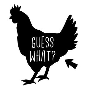 Youth and Toddler Guess What Chicken Butt T-shirt - Etsy