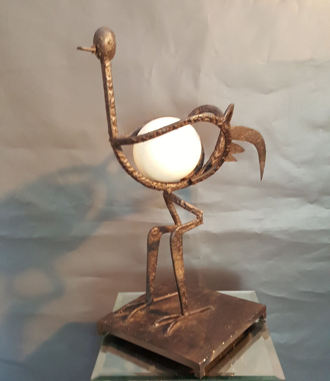 Metal Welded Abstract Bird Sculpture of Rebar Steel - Etsy