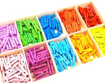 Mini Clothes Pins | Etsy