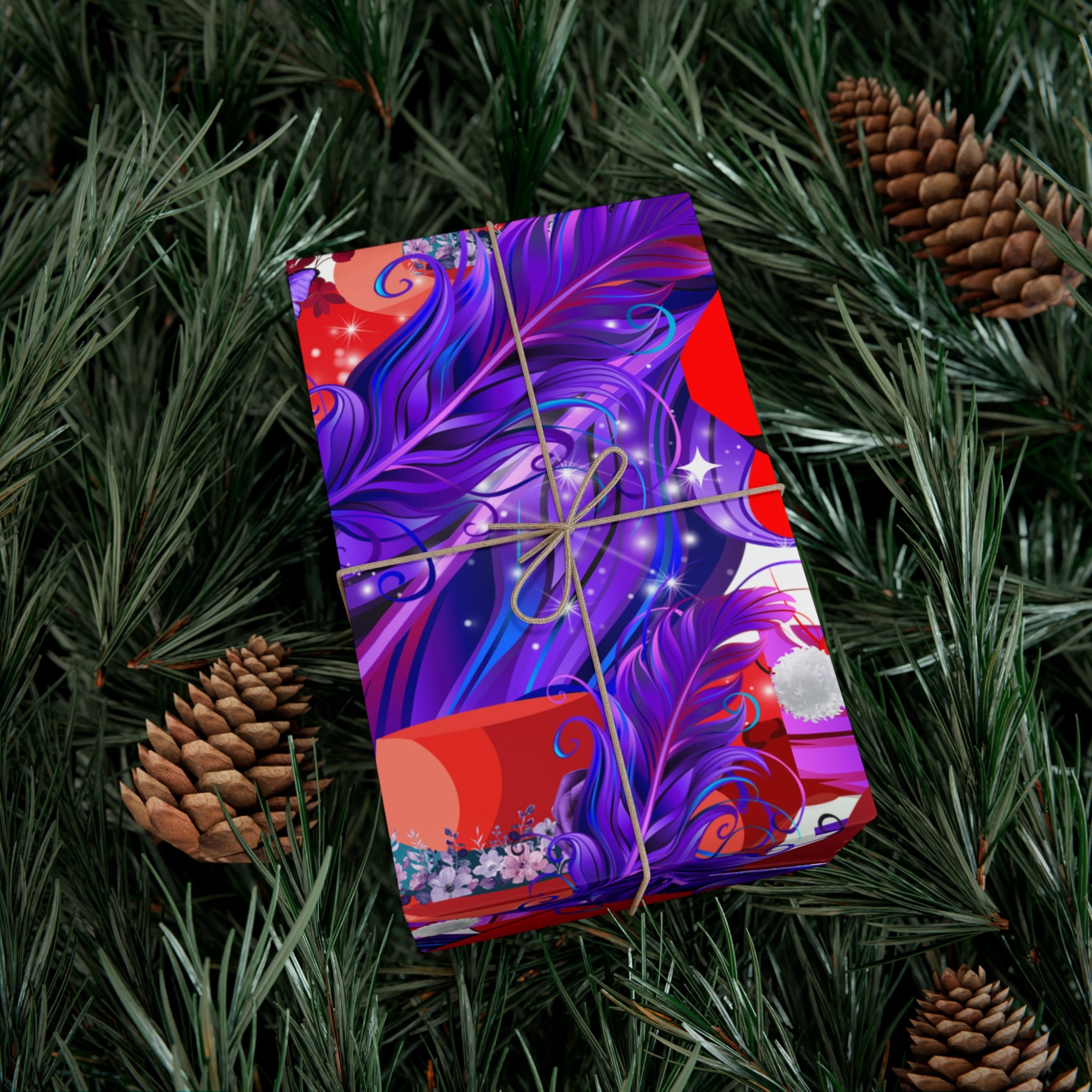 Red Hat Society Gift Wrap Papers, RHS Gift, Red Hat Gift - Etsy