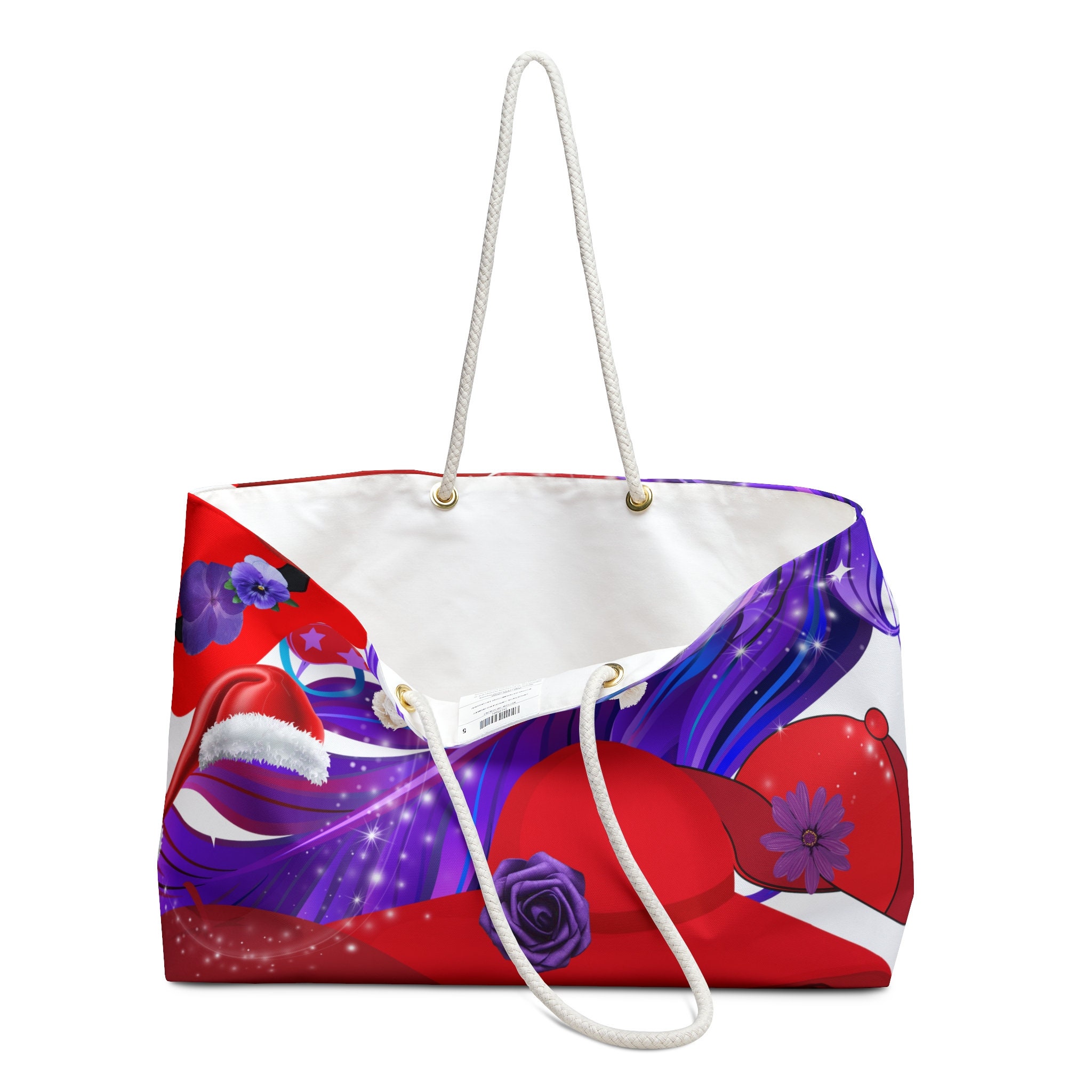 Red Hat Society Weekender Bag, Red Hat Bag, Red Hat Carryall Red and ...