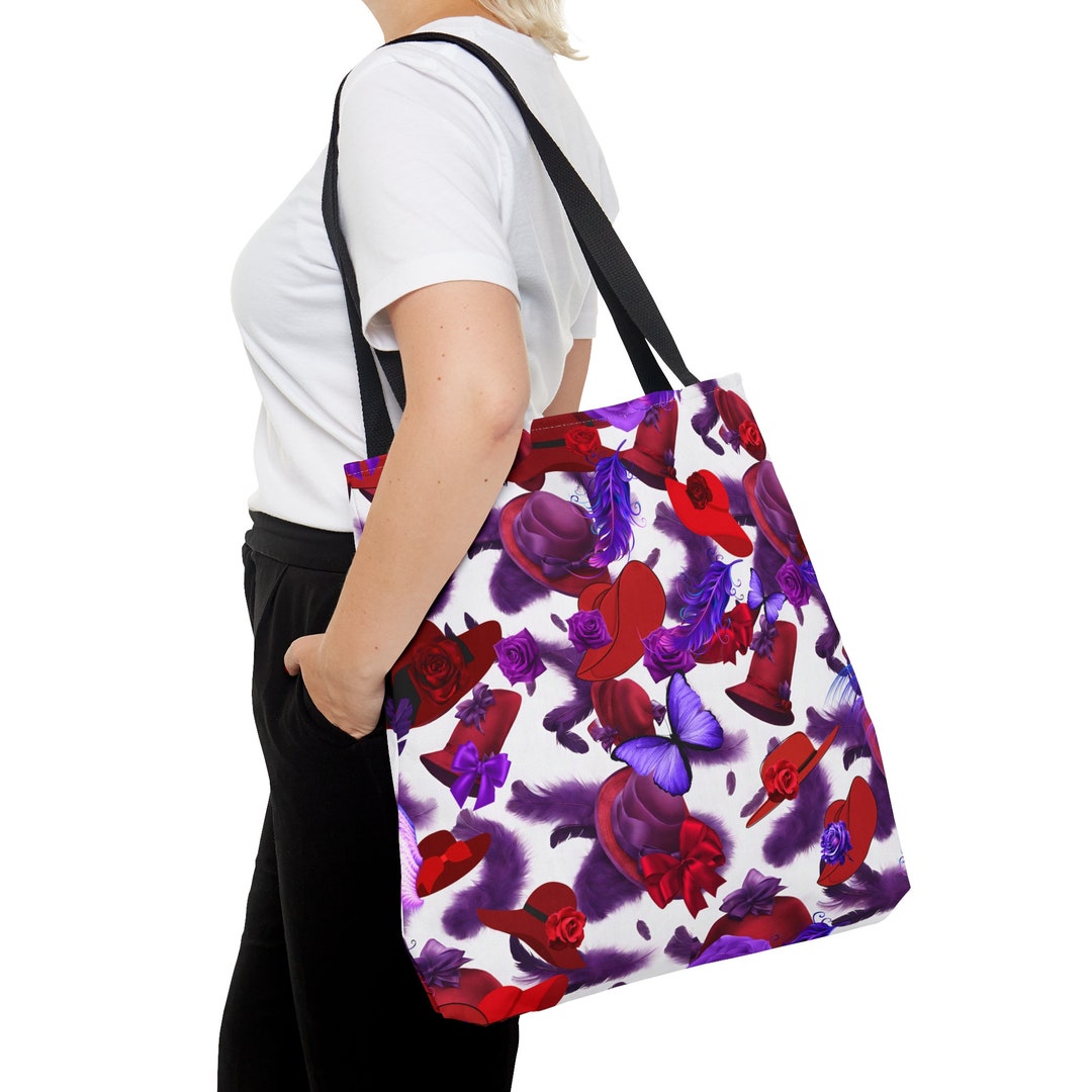Red Hat Tote Bag - Available in Three Sizes in Description - Etsy