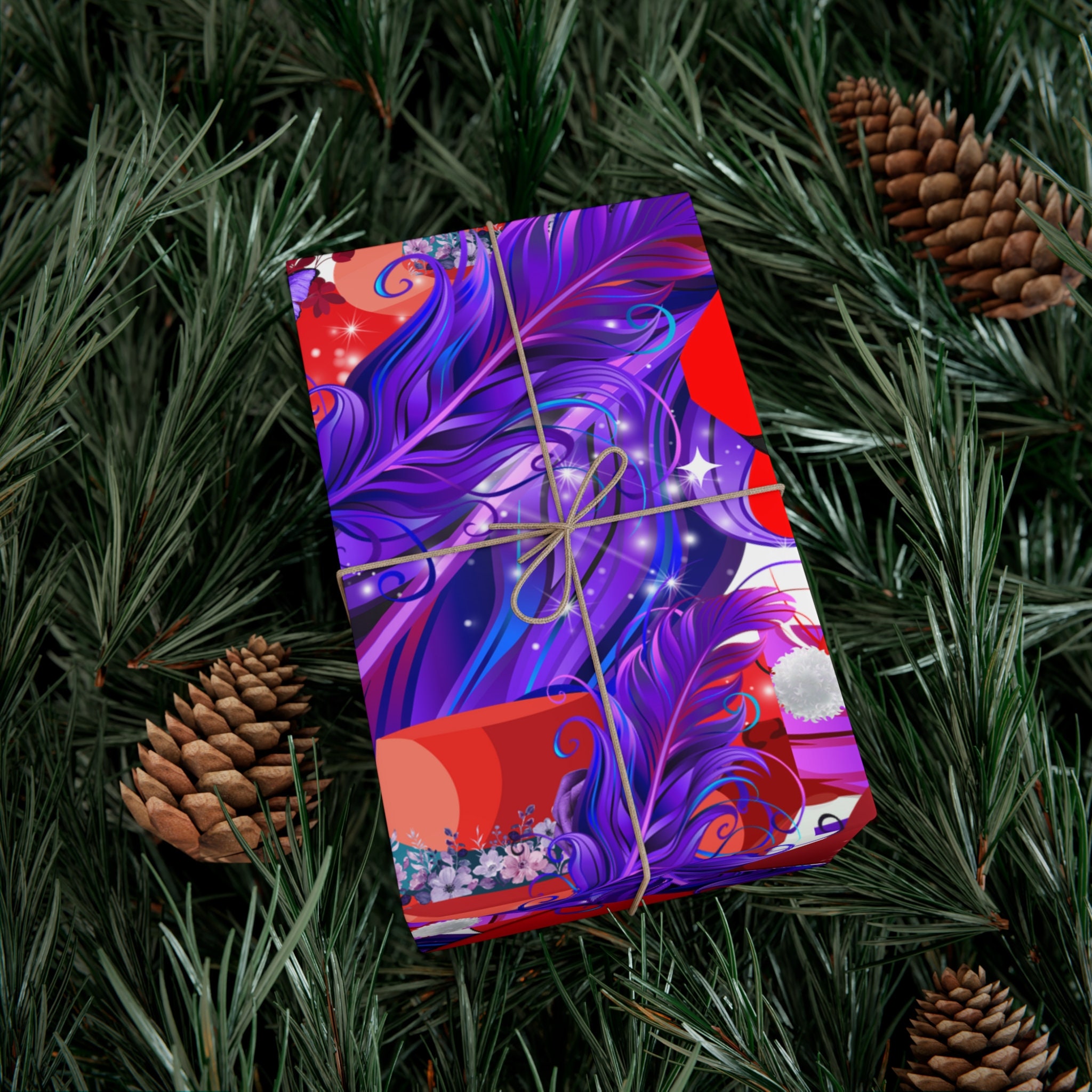 Red Hat Society Gift Wrap Papers, RHS Gift, Red Hat Gift - Etsy