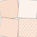 Peach Digital Paper: "peach Patterns " Pastel Peach Scrapbook Papers ...
