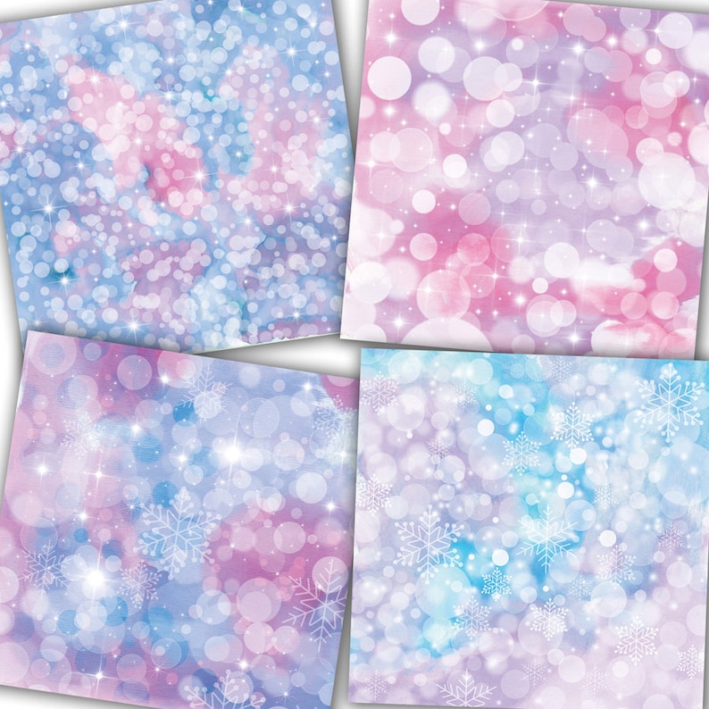 Watercolor Digital Paper: Watercolor Bokeh pastel | Etsy