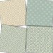 Vintage Blue Digital Paper: "vintage Blue Patterns" Pastel Digital ...