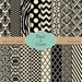 Black and Cream Digital Paper: black and Cream - Etsy